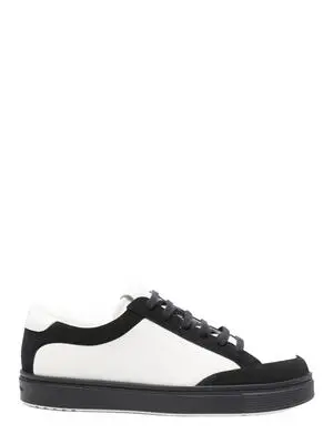 Emporio Armani Leather Sneakers - Blue