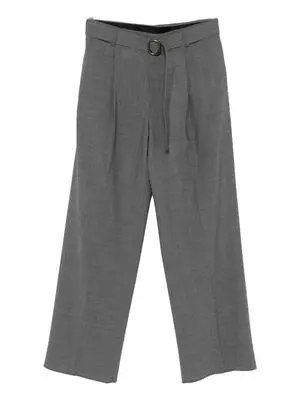 Emporio Armani Wool Trousers Grey