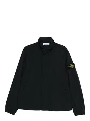 Stone Island Zip-up Jacket - Black