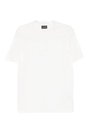 Emporio Armani Emporio Armani Logo Cotton T-Shirt White