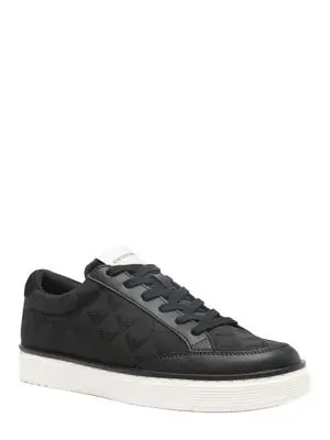 Emporio Armani Canvas Sneakers - Black