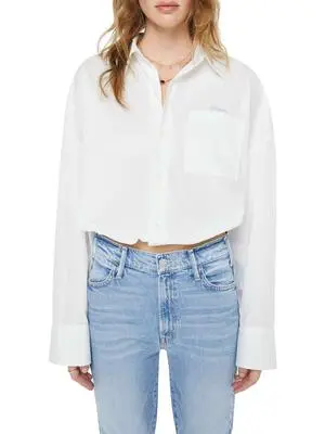 MOTHER Cotton Button-up Shirt - White