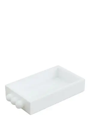 TIZO DESIGN Acrylic Towel Napkin Holder - Solid White
