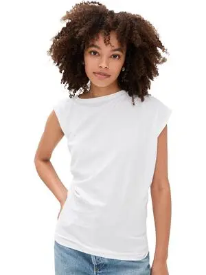 AGOLDE Beth Tee - White
