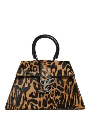 LUAR Jahyra Bag - Leopard Pony Hair