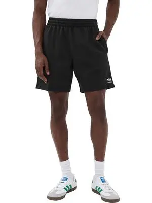 Adidas Trefoil Essentials Fleece Shorts - Black