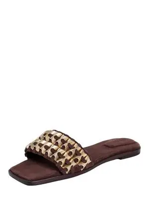 SIMKHAI Faye Beaded Suede Slides