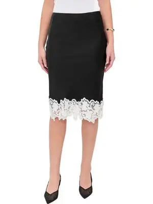 Lioness Anchored Midi Skirt - Noir