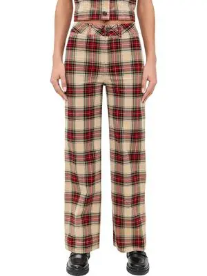 Faherty Brand High Ridge Corduroy Pants - Winterstone Plaid