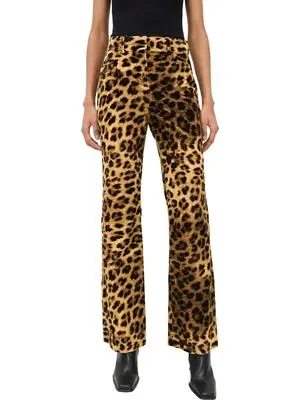 Ba&sh Brent Leopard Print Pants - Naturel