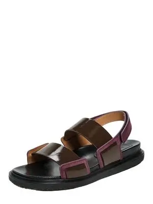 Marni Fussbett Sandals - Dark Brown/bordeaux