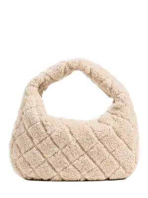 Dolce Vita Faux Fur Bag - Natural