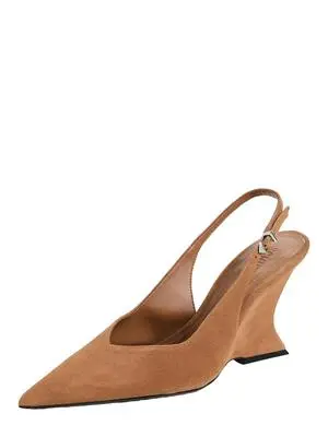 Schutz Siena Buckle Mules - Wood