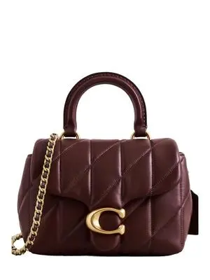 COACH® Quilted Leather Tabby Top Handle Bag - B4/maple