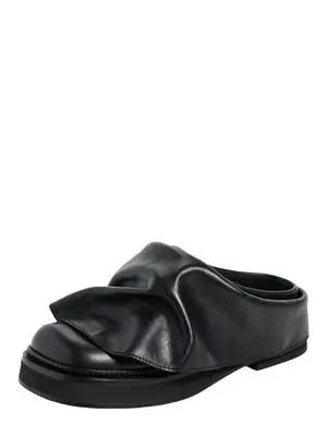 Attico Mini Robin Sabot Flats - Black