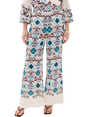 FIGUE Ellen Printed Wide Leg Pants