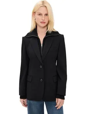 Rag & Bone Frank Ponte Blazer - Black