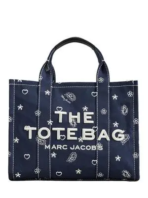 Marc Jacobs The Bandana Canvas Medium Tote Bag - Navy Multi