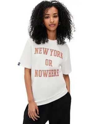 NEW YORK OR NOWHERE Knicks Classic Tee - Off White