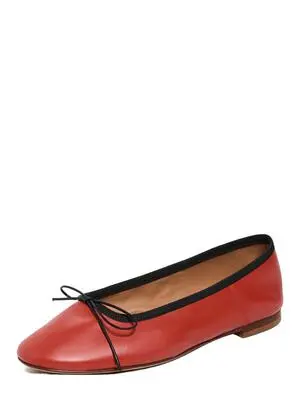 MANSUR GAVRIEL Dance Ballerina Flats - Pomodoro/black