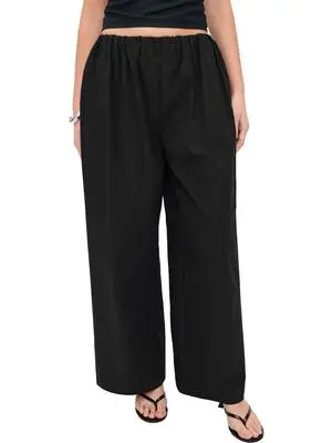 Lioness Tidekiss Wide Leg Pants - Noir