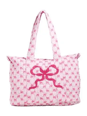 LoveShackFancy Aja Weekender - Peppermint Pink
