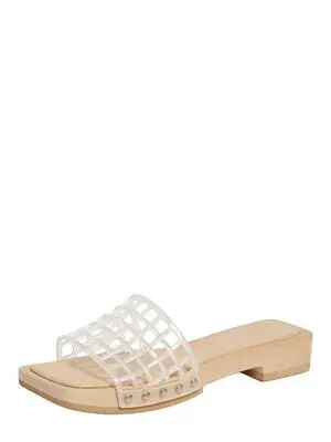 Vince Barbara Jelly Sandals - Clear