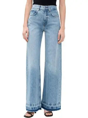 ANINE BING Lewis Jeans - Caspian Blue