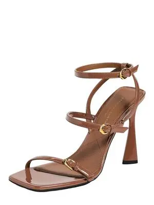 Stella McCartney Elsa Patent Heeled Sandals - Macaroon