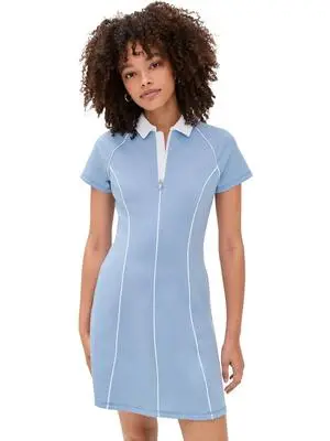 Greyson Soleil Polo Mini Dress - Wolf Blue - 476