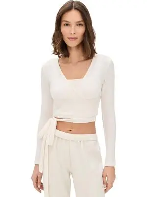 Strut This Wrap Top - Shell