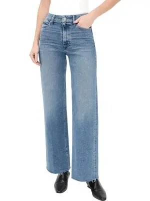 Paige Anessa Raw Hem Jeans - Big Sky