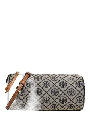 Tory Burch T Monogram Cylinder Bag - Tory Navy