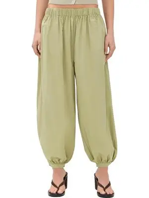 LIONESS Gathered Hem Trousers