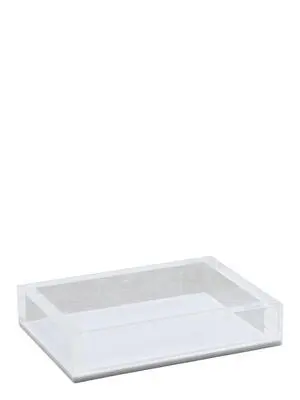 TIZO DESIGN Acrylic Soap Dish - Solid White