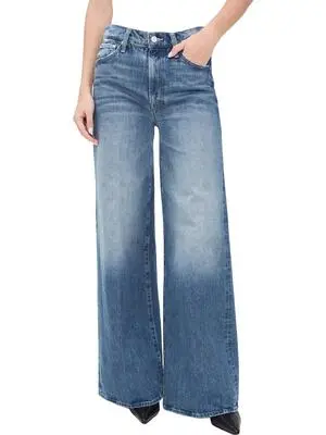 MOTHER The Ditcher Roller Zip Sneak Jeans - Remember When