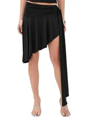 Lioness Safari Midi Skirt - Noir