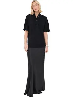 Christopher Esber Monument Polo Tee Dress - Black