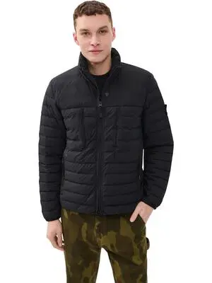 Stone Island Nylon Down Jacket - Black