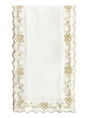 LoveShackFancy Winter Ribbon Table Runner - Golden Hour