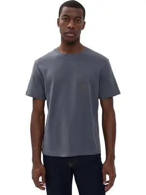 FRAME Duo Fold Tee - Slate Blue