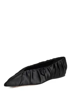 LOEFFLER RANDALL Lane Smocked Ballet Flats - Black