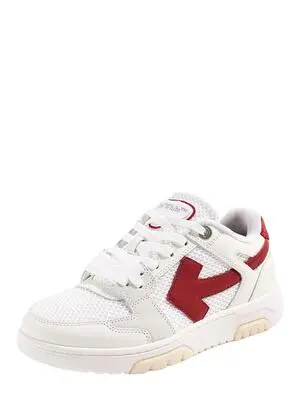 Off-White Out Of Office Sneakers - White/strawberry Red
