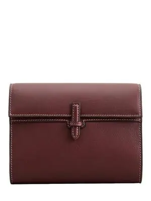 HUNTING SEASON Small Soft Clutch - Burgundy