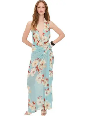 Bec & Bridge Calliope Drape Maxi Dress - Sonara Floral