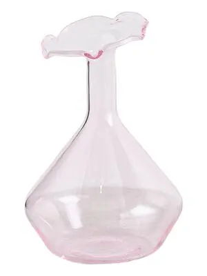 TIZO DESIGN Angled Neck Glass Vase - Pink
