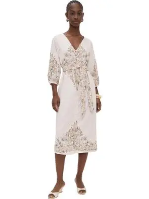 CLEOBELLA Seema Midi Dress - Bella Mer Print