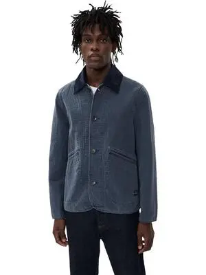 Paul Smith Washed Cotton Jacket - Indigo