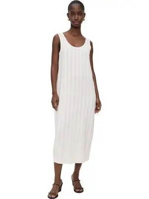 A.emery Enid Knit Midi Dress - Parchment