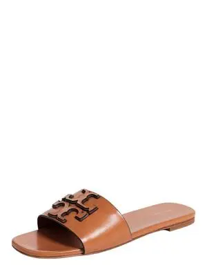 Tory Burch Ines Flat Slides - Tan